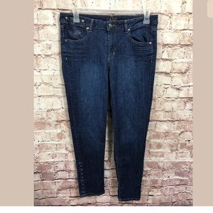 Cache | Jeans | Cache Jeans Sz 2 Stud Ankle Straight | Poshmark